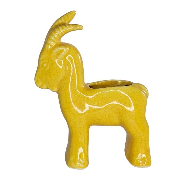 Shawnee Pottery | Accents | Vintage Shawnee Pottery Yellow Billy Goat ...